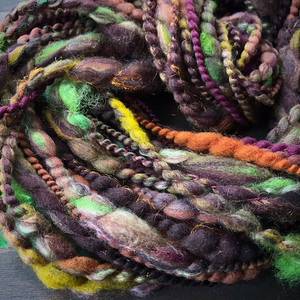 Bulky hand spun spiral for knitters 1.5 oz 27 yards - Mynoush