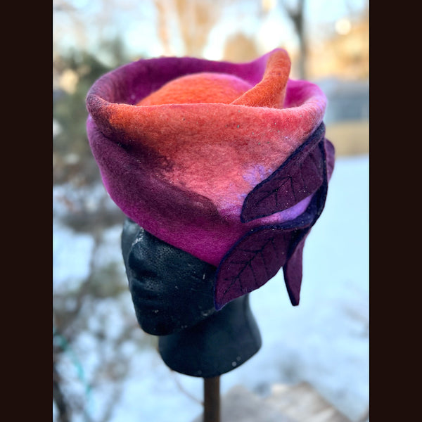 Felted top hat 23” 1/2 medium - Mynoush