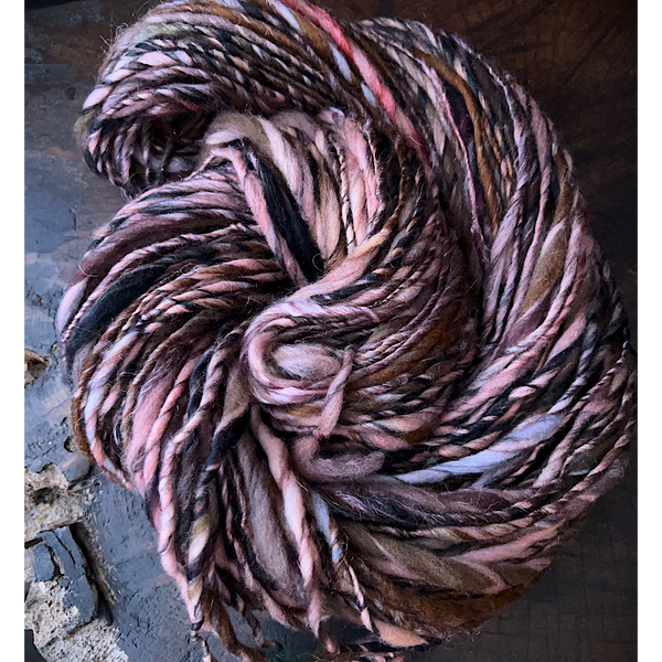 Hand spun yarn single - Mynoush