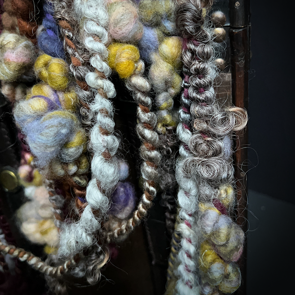 Hand spun art yarn - Mynoush