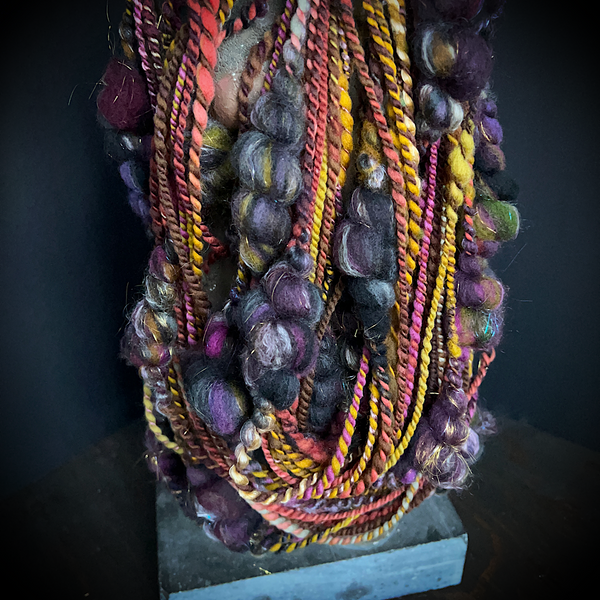Hand spun art yarn - Mynoush