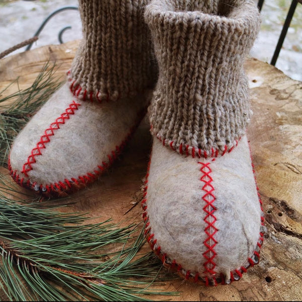 Felting video/ felting over knitted socks - Mynoush