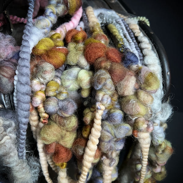 Hand spun art yarn - Mynoush