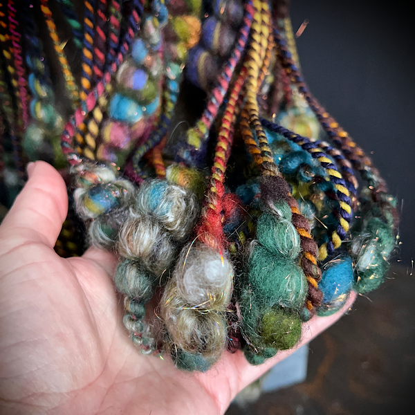 Hand spun art yarn - Mynoush